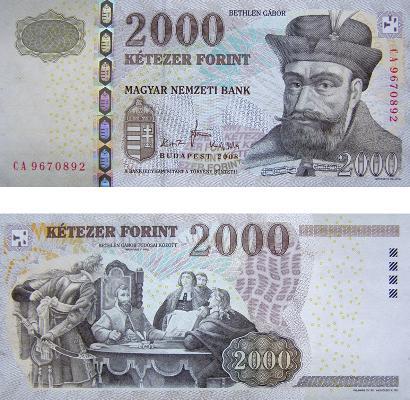2000 forintos bankjegy